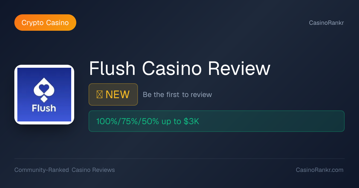Flush Casino Review 2026 | CasinoRankr